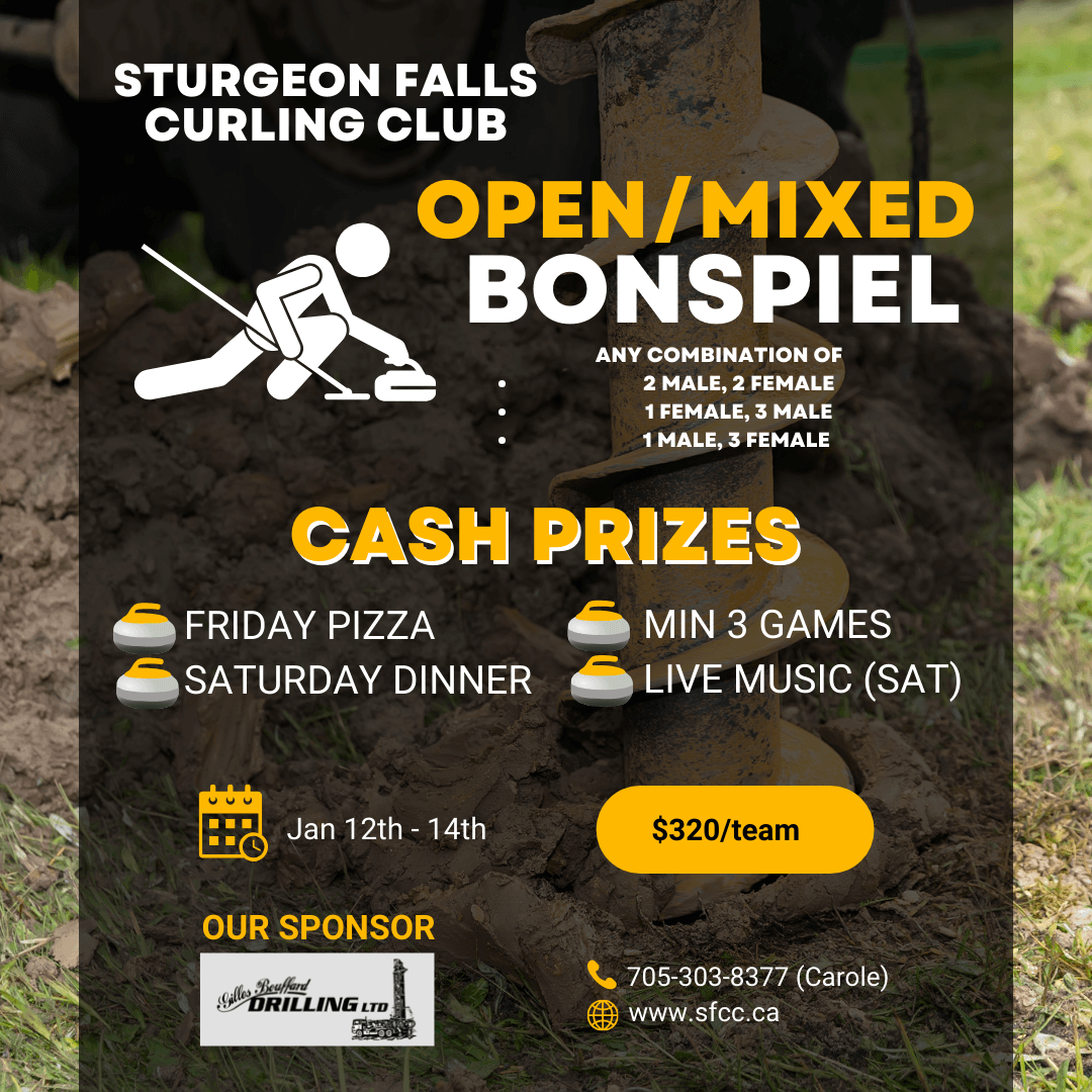 Bonspiels | Sturgeon Falls Curling Club